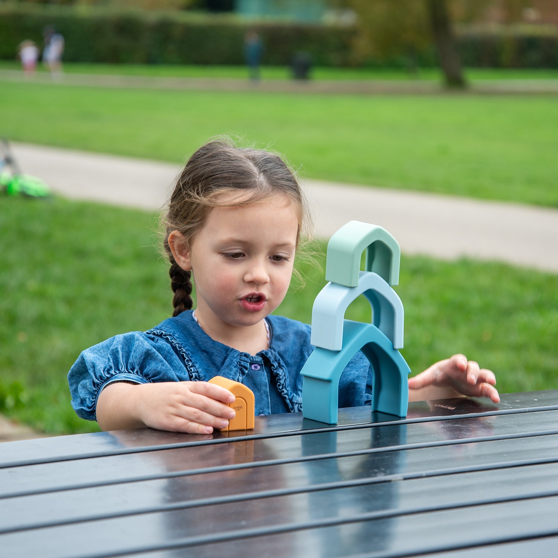 Cup Stacking SiliSoftu00ae Star Stacking Cups (Earth) Multi - Groceries ...